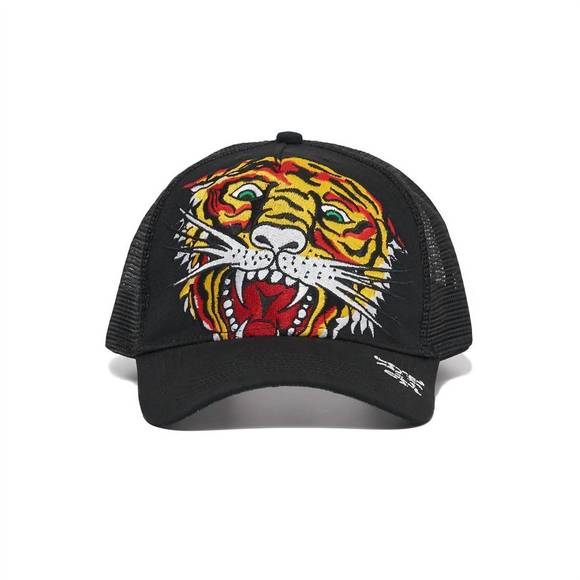 Ed Hardy | Accessories | New Ed Hardy Mens Embroidered Tiger Head Hat ...